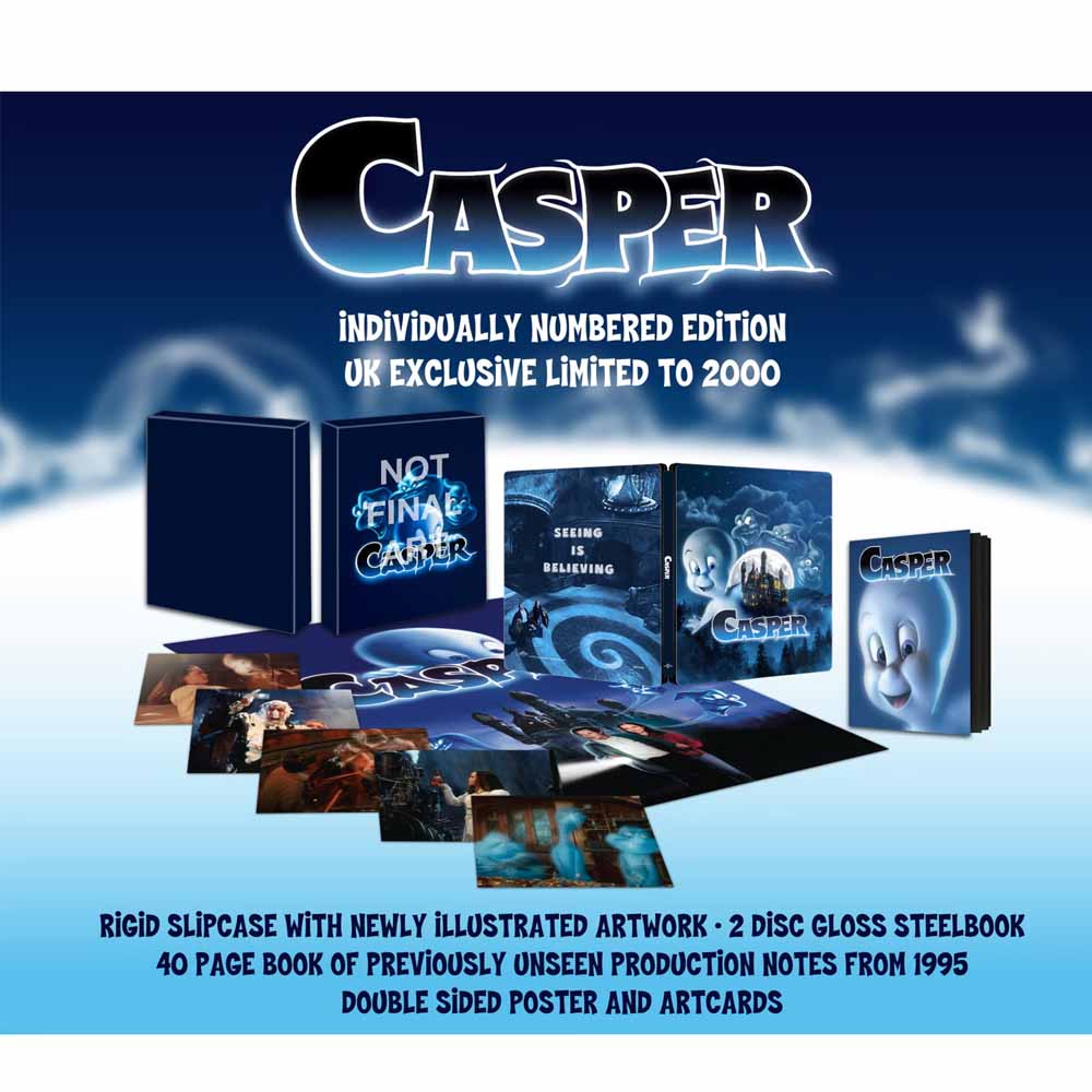 Casper (30th Anniversary Collector's Edition) Steelbook 4K UHD + Blu-R