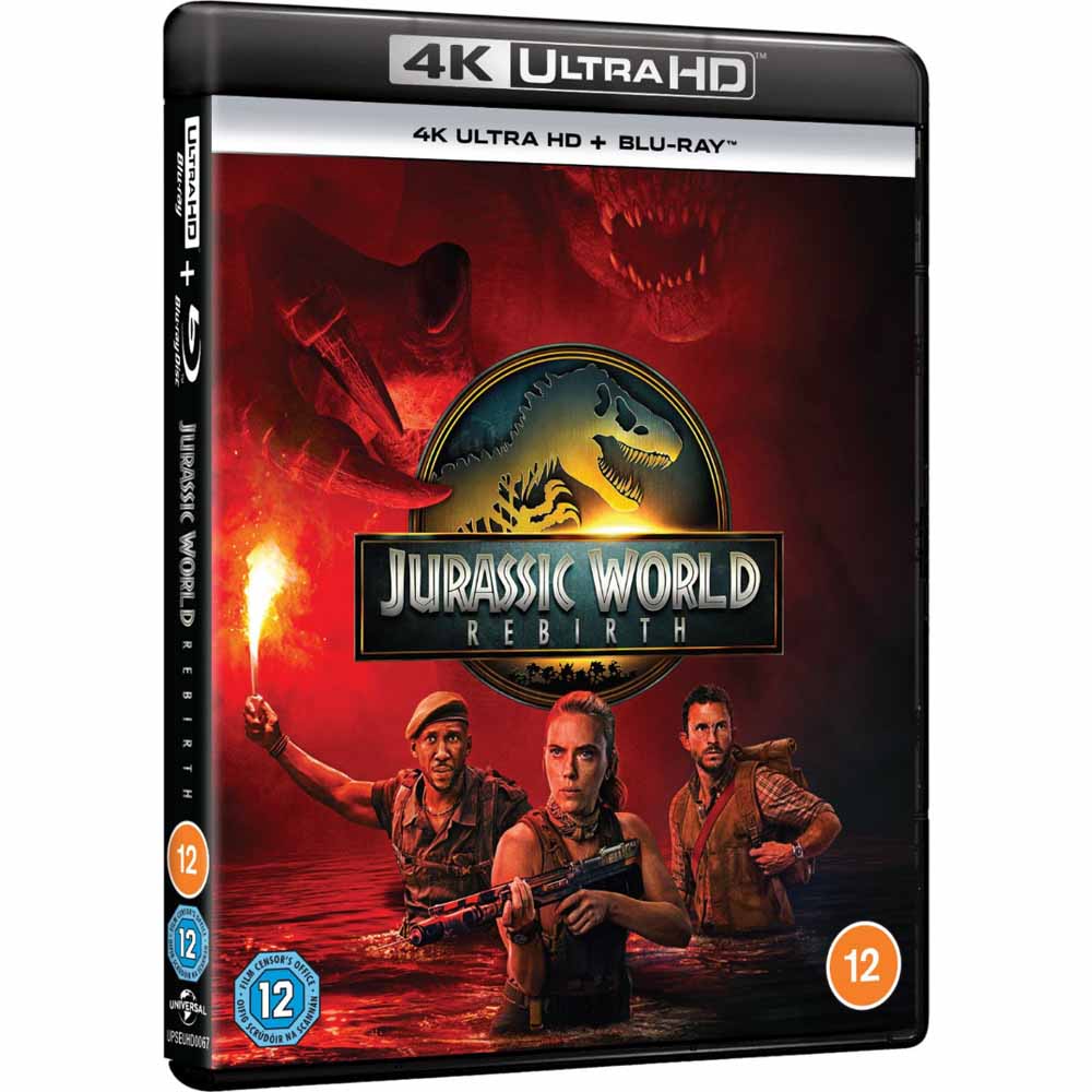 Jurassic World Rebirth (+ Slipcover) 4K UHD + Blu-Ray (UK Import)