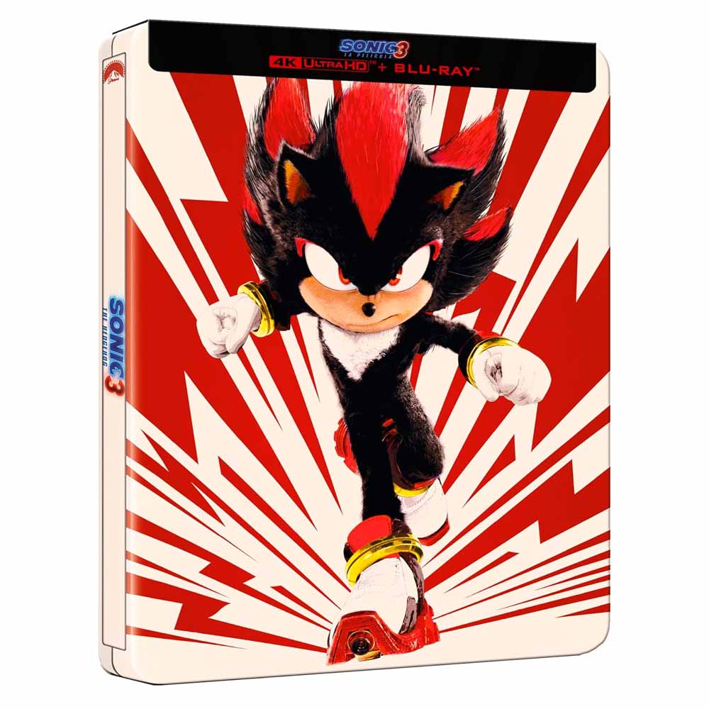 Sonic 3: The Movie - Steelbook (Shadow) - 4K UHD + Blu-ray